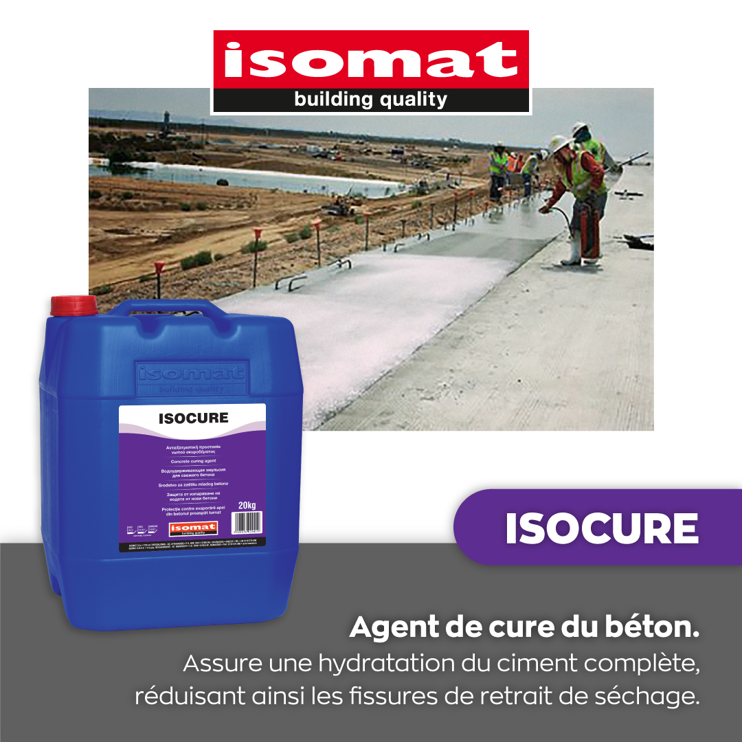 ISOCURE - Produit de cure en phase aqueuse pour béton | BazarAfrique ...