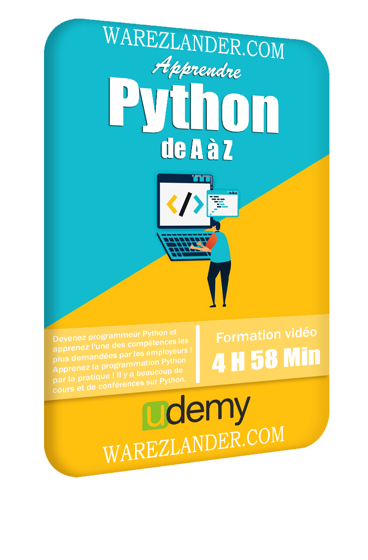 FORMATION VIDEO COMPLETE - APPRENDRE Python de A à Z - FRANCAIS ...