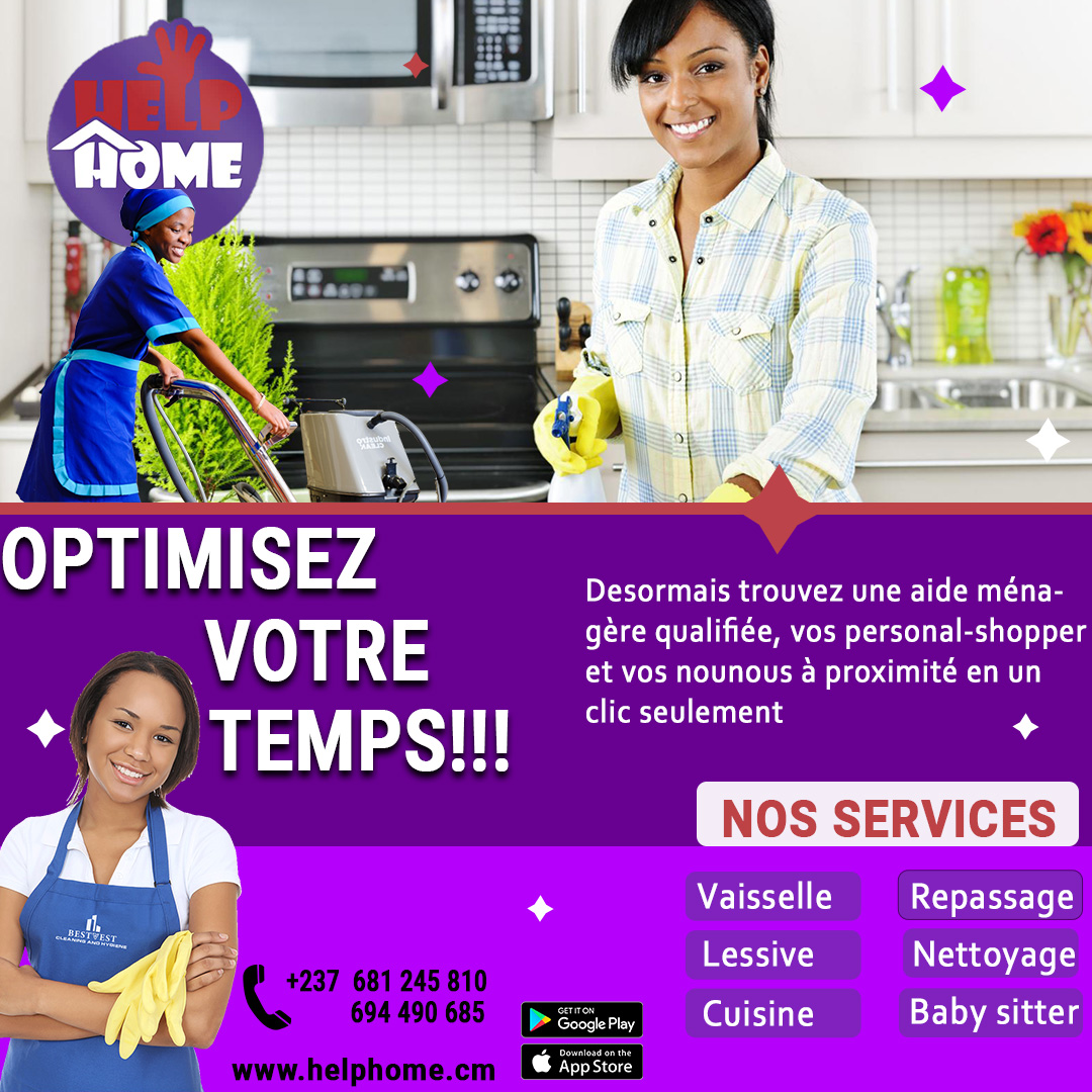 M nag re Nounou Aide Domicile Cuisine BazarAfrique Cameroun