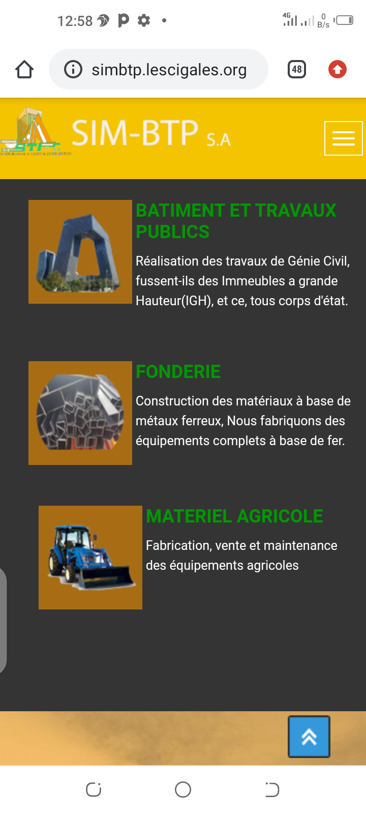 sim- BTP s.a a votre service au Cameroun | BazarAfrique Cameroun