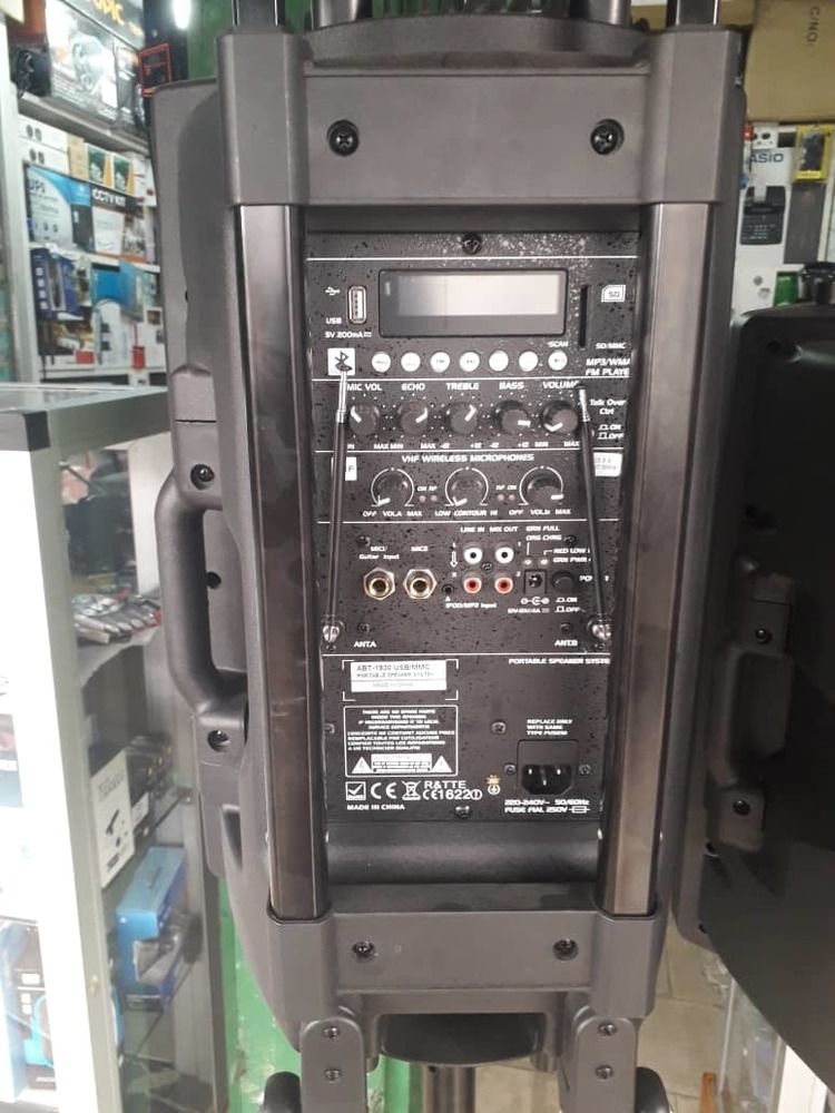 BAFFLE PORTABLE BLUETOOTH + MICRO & TELECOMMANDE | BazarAfrique Côte d ...