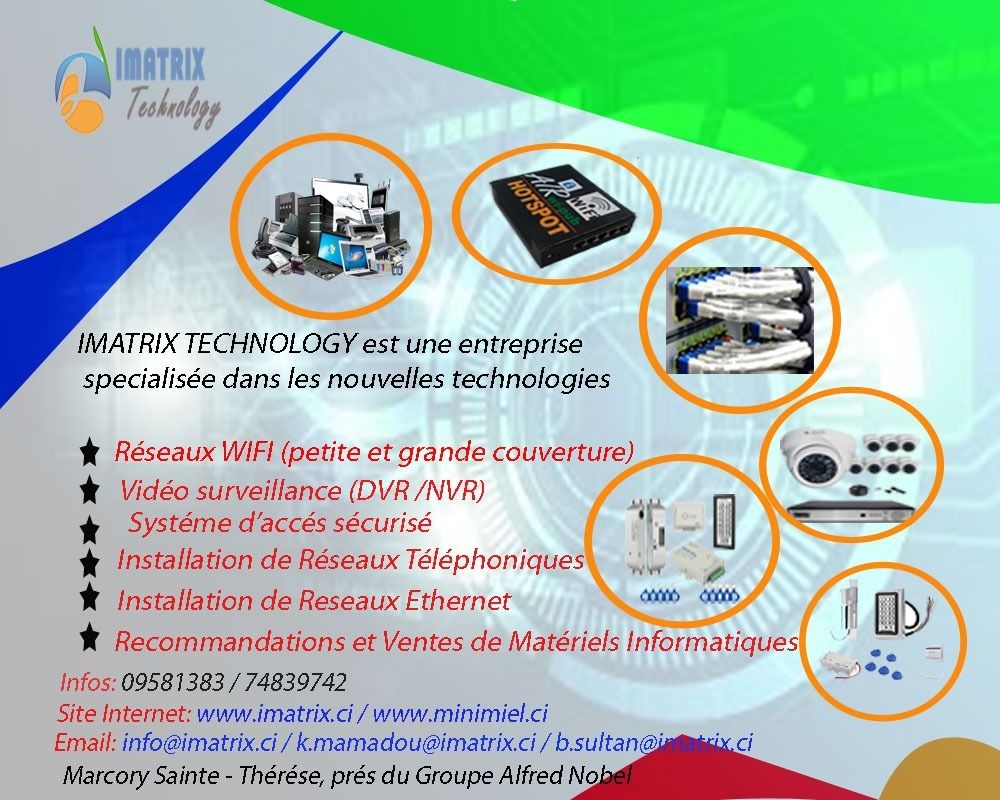 Imatrix Technology | BazarAfrique Côte d’Ivoire